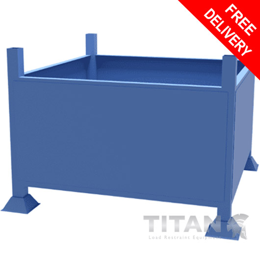 Metal Sheet Stillage Solid Sides | 1000kg Load Capacity | Free UK Delivery